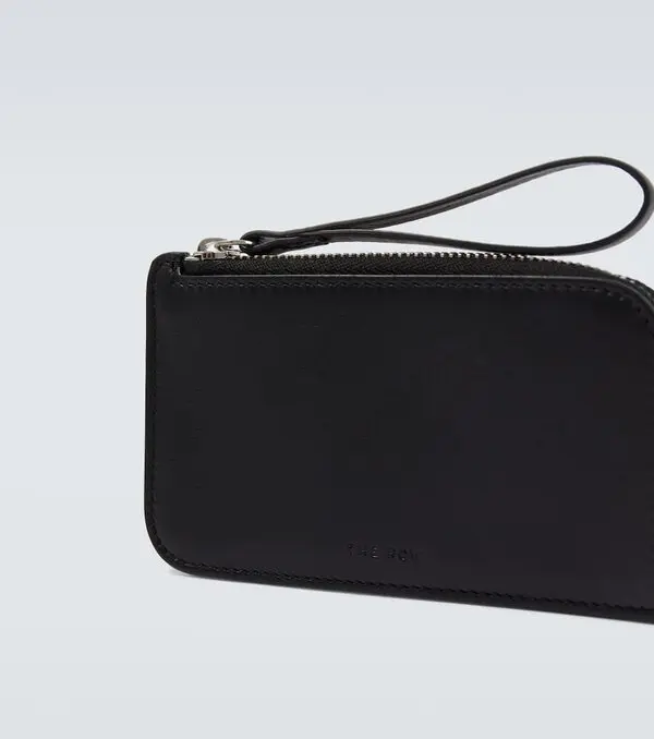 THE ROW Leather Wallet With Strap