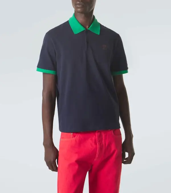 Versace Medusa Cotton Polo Shirt