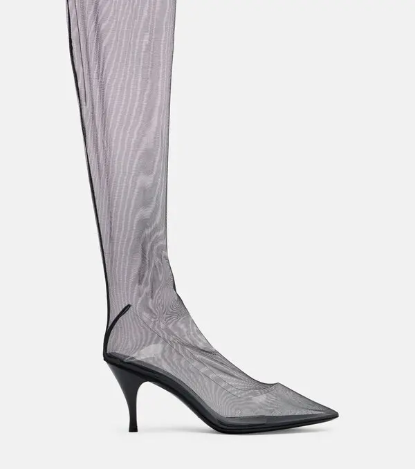 HERBERT LEVINE Sheer Perfection Over-the-knee Boots - Black