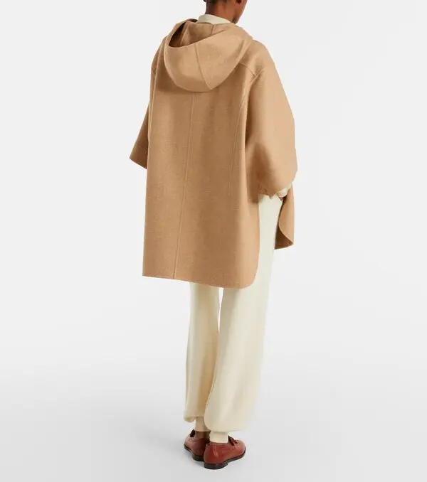 Loro Piana Belted Wool And Cashmere Cape