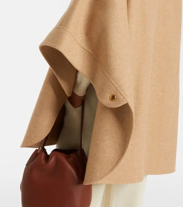 Loro Piana Belted Wool And Cashmere Cape