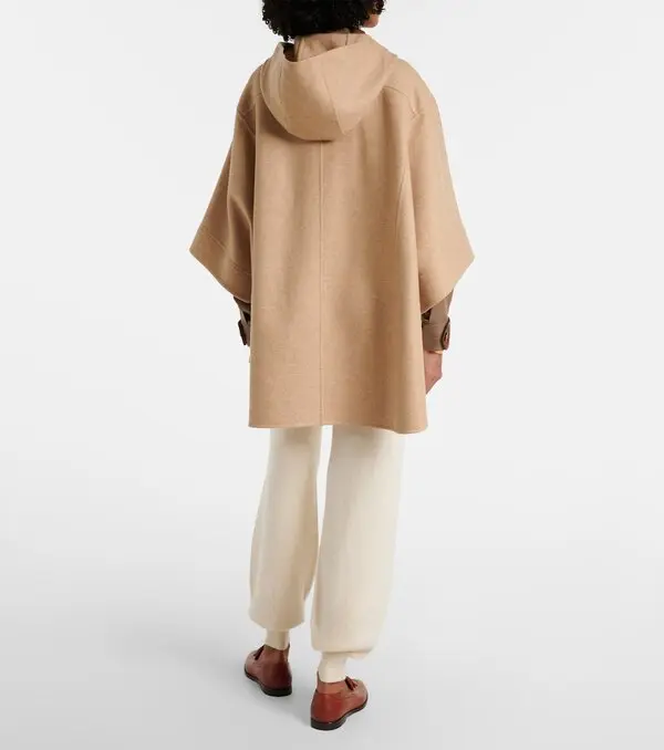 Loro Piana Belted Wool And Cashmere Cape