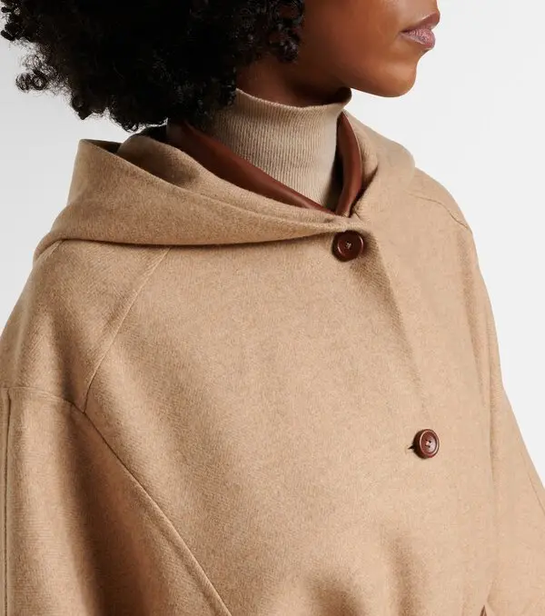 Loro Piana Belted Wool And Cashmere Cape