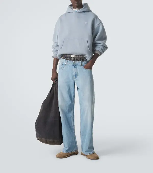 ERL Logo Cotton Sweatshirt - Blue