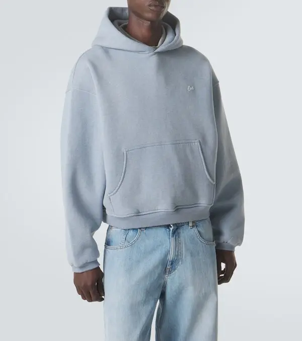 ERL Logo Cotton Sweatshirt - Blue