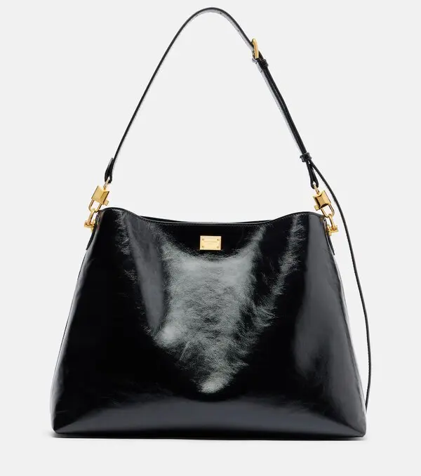 Dolce & Gabbana Vittoria Large Leather Tote Bag