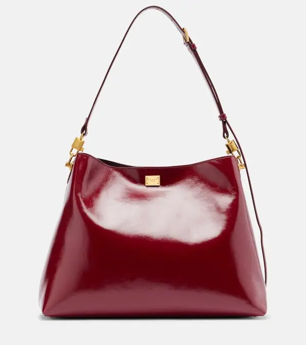 Dolce & Gabbana Vittoria Large Leather Tote Bag - Red