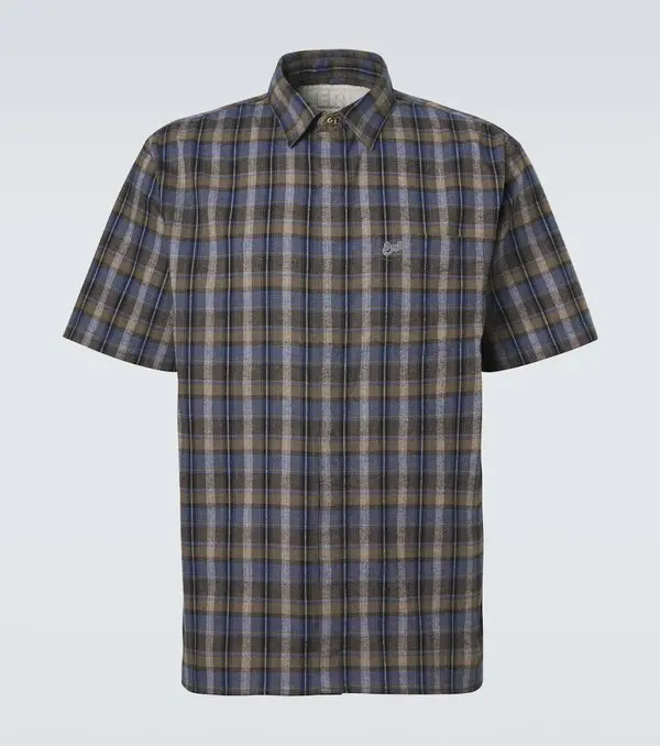 ERL Checked Cotton-blend Shirt