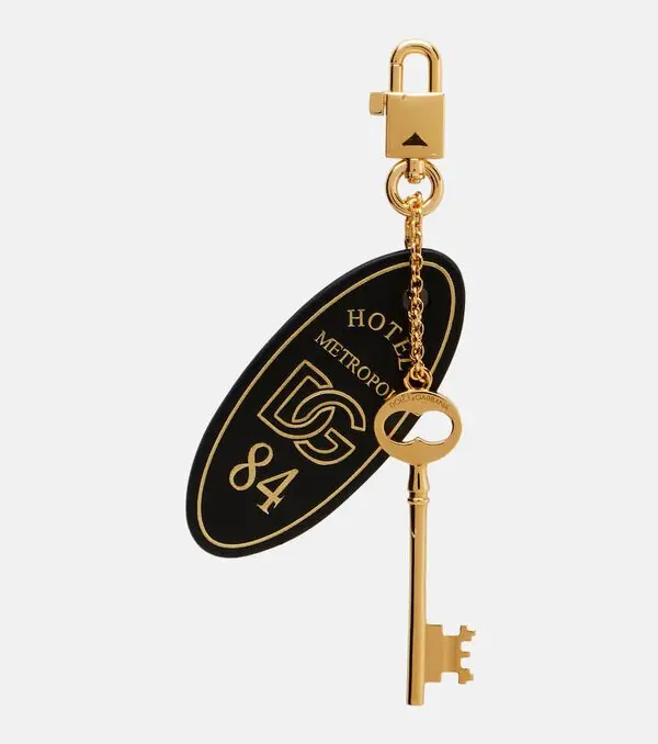 Dolce & Gabbana Leather-trimmed Bag Charm
