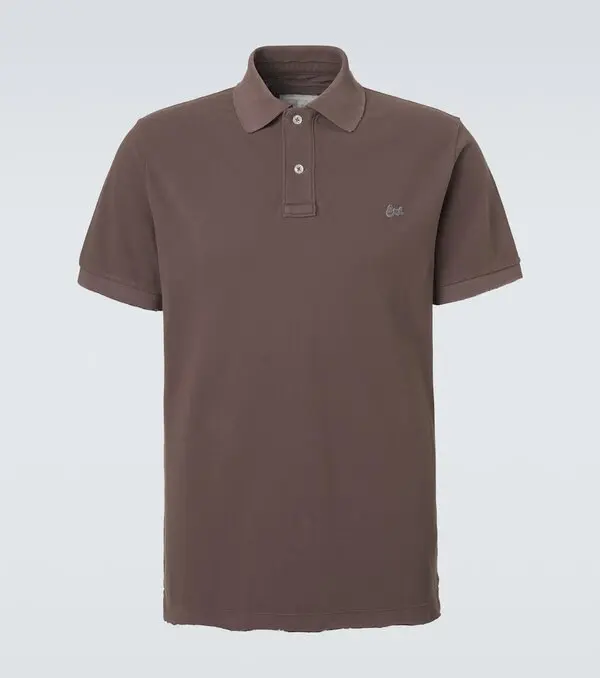 ERL Cotton Piqué Polo Shirt
