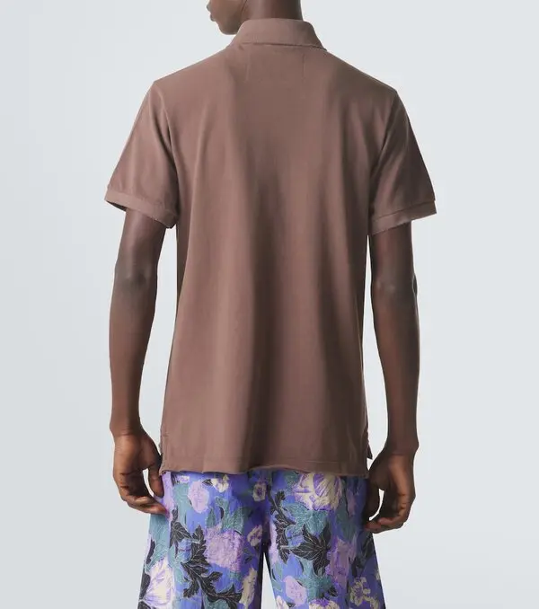 ERL Cotton Piqué Polo Shirt