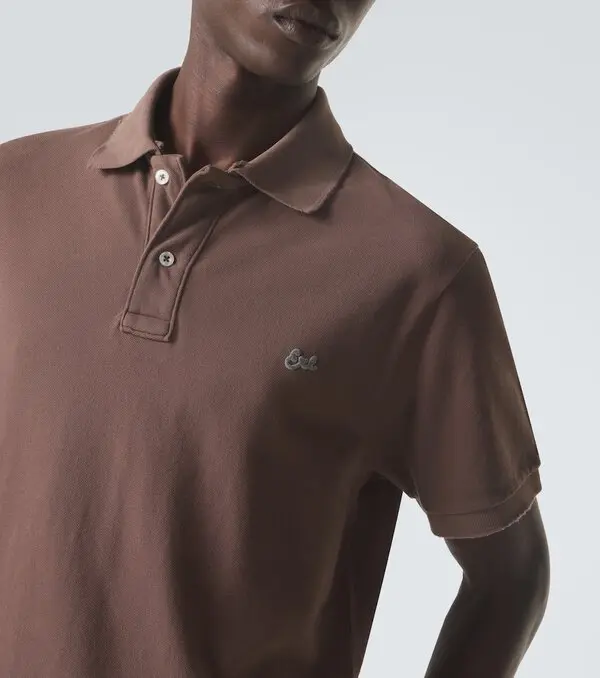 ERL Cotton Piqué Polo Shirt