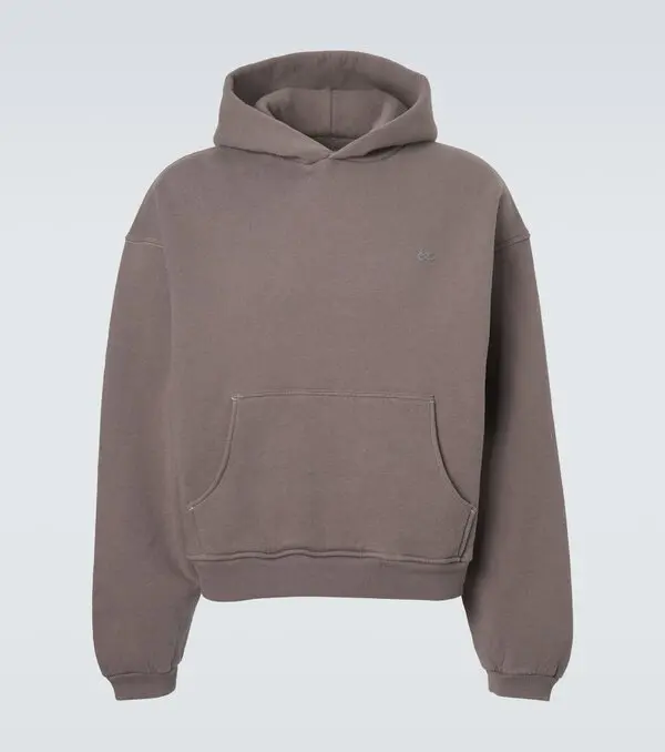 ERL Logo Cotton Hoodie - Grey