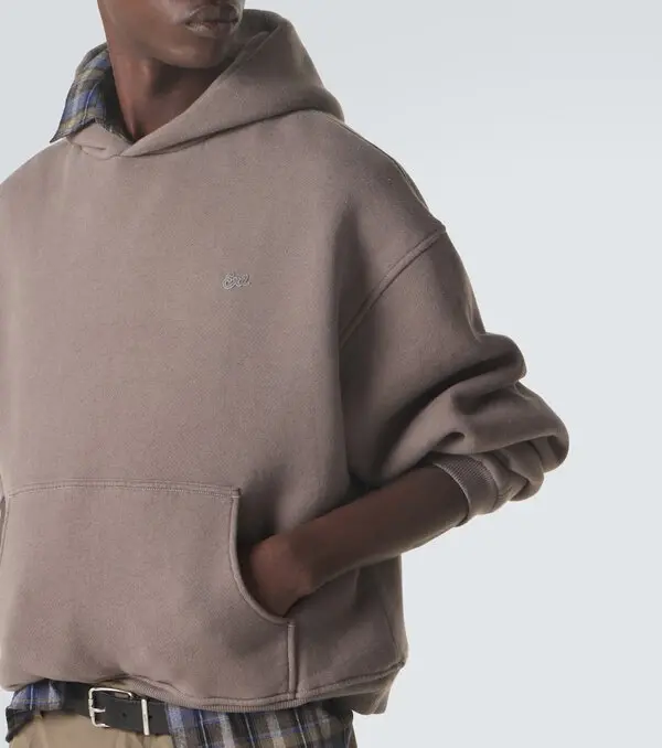 ERL Logo Cotton Hoodie - Grey
