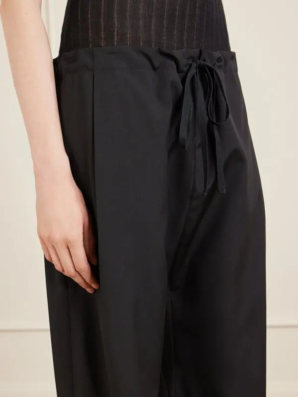 Khaite Rohen Wool Pants - Black