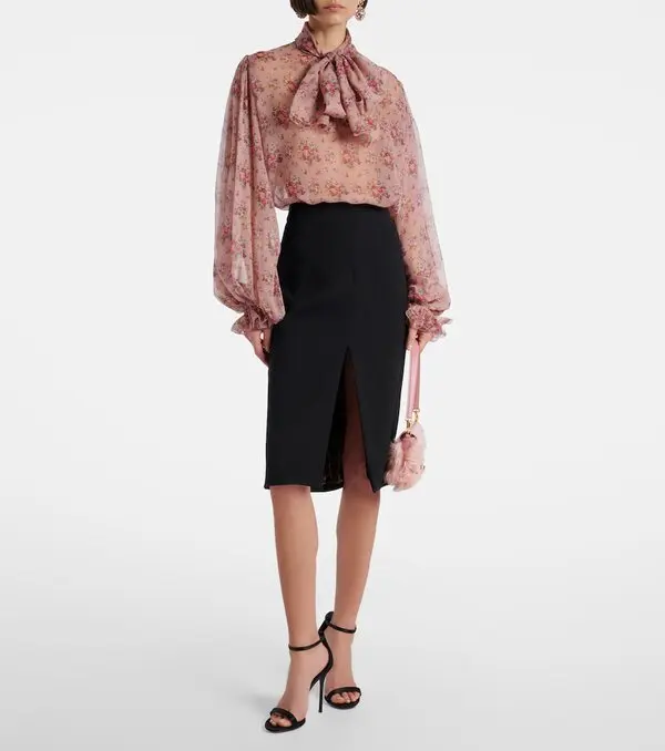 Dolce & Gabbana Satin Sandals