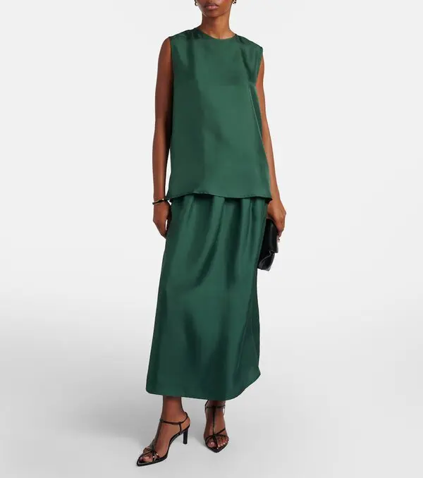 Asceno Roma Maxi Skirt