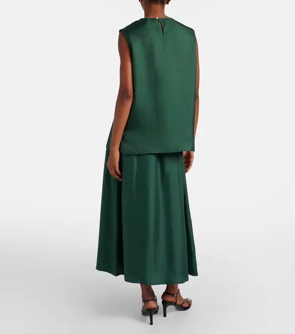 Asceno Roma Maxi Skirt