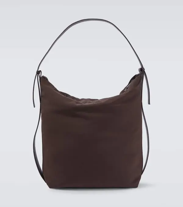 Studio Nicholson Leather-trimmed Tote Bag - Brown