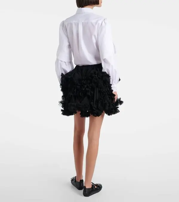 Noir Kei Ninomiya Tulle Mini Skirt