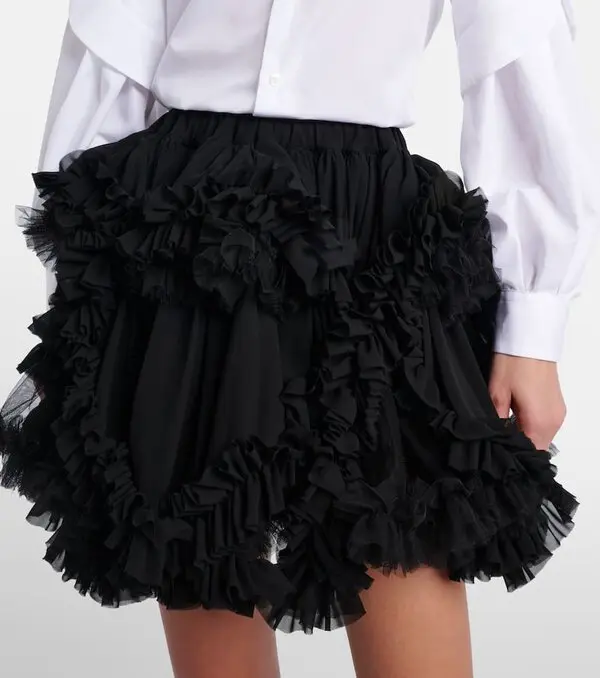 Noir Kei Ninomiya Tulle Mini Skirt