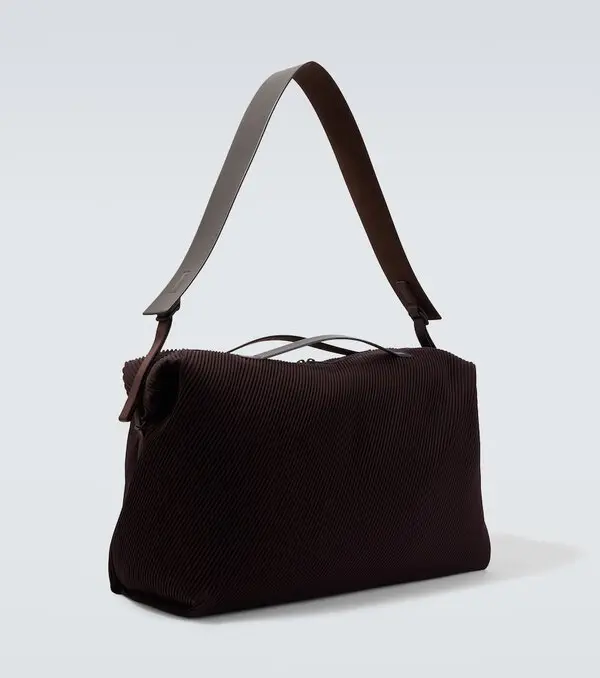 Issey Miyake Homme Plissé Pleated Duffel Bag - Purple