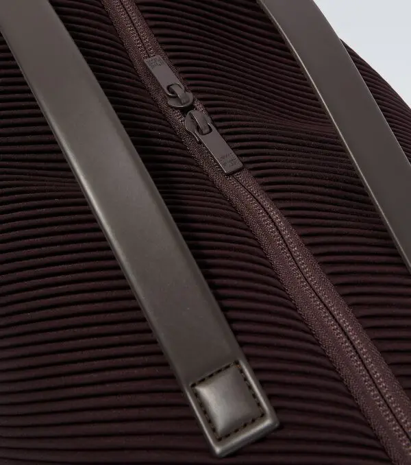 Issey Miyake Homme Plissé Pleated Duffel Bag - Purple