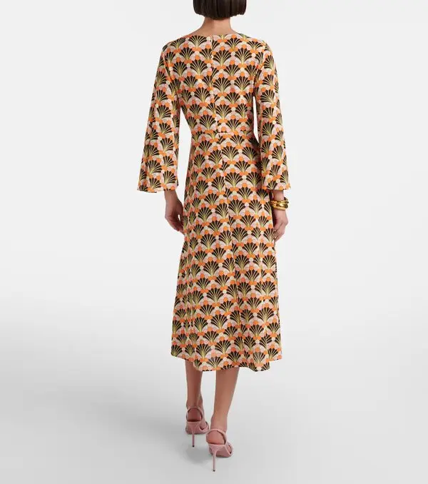 La DoubleJ Sorella Printed Midi Dress