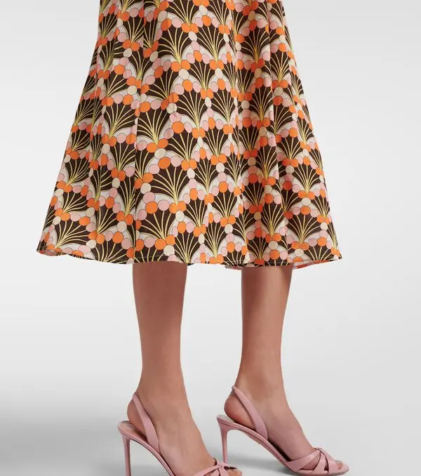 La DoubleJ Sorella Printed Midi Dress