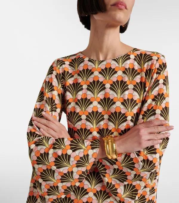 La DoubleJ Sorella Printed Midi Dress - Multicoloured