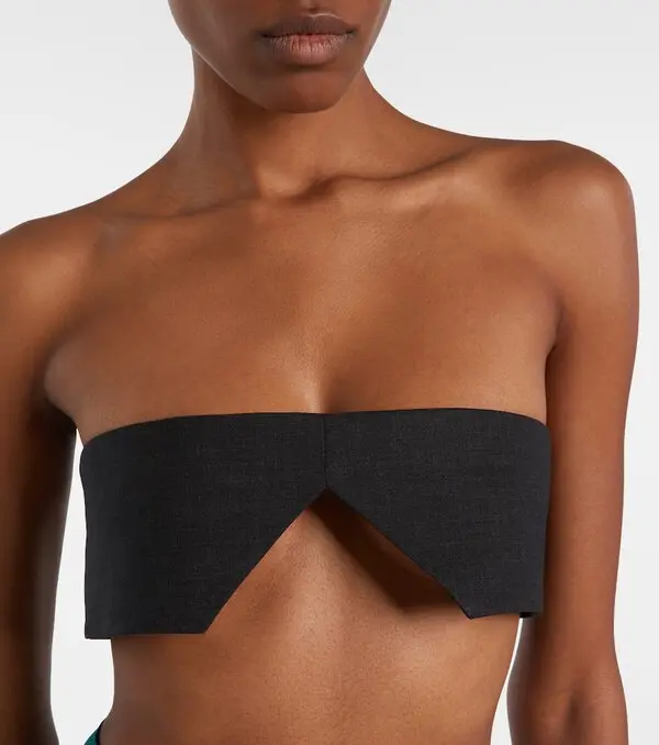 Prada Wool Bandeau Top