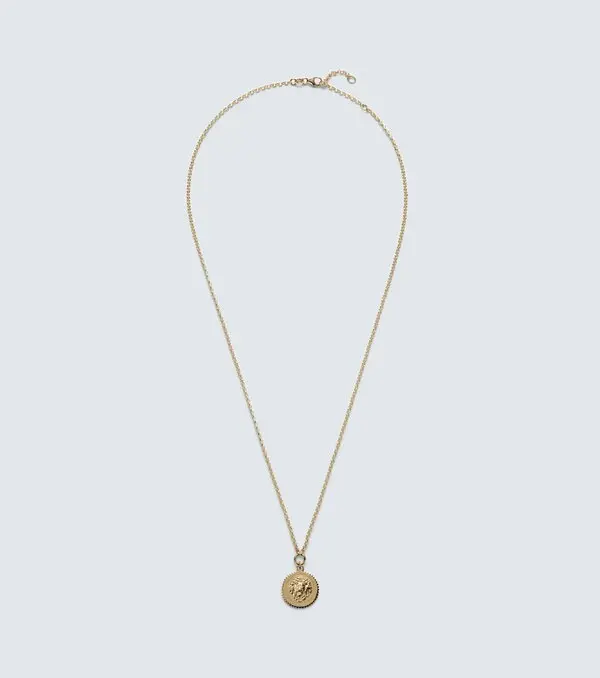 FOUNDRAE Strength 18kt Yellow Pendant Necklace With Diamond - Gold