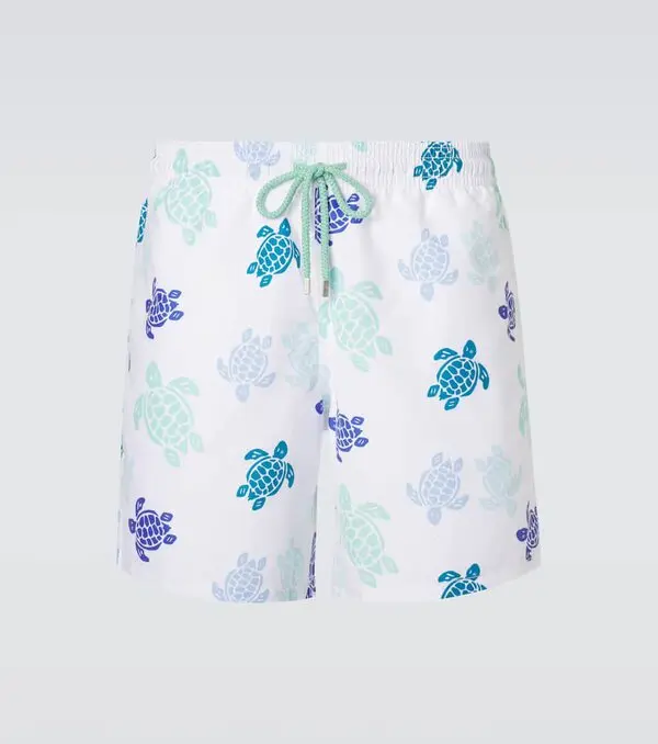 Vilebrequin Printed Swim Trunks - White