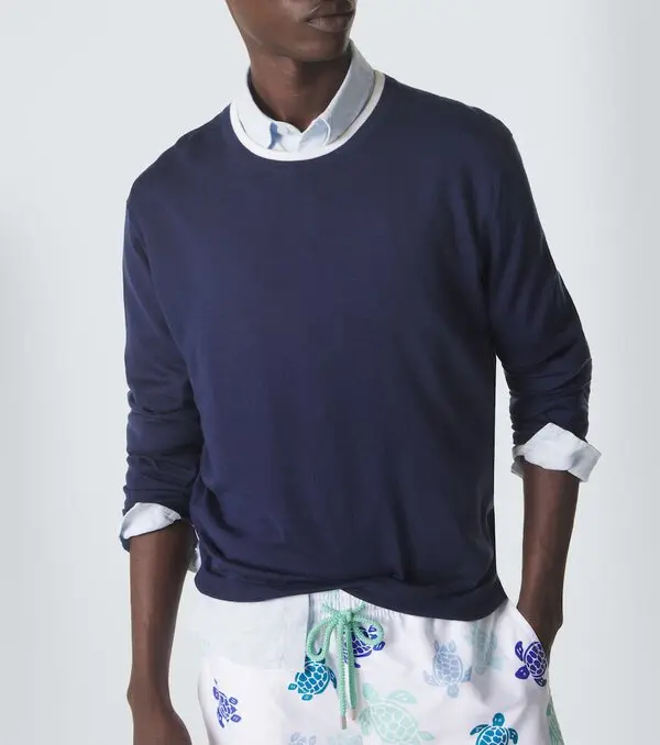 Vilebrequin Cashmere, Wool, And Silk Sweater