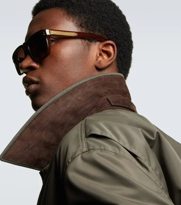 JACQUES MARIE MAGE Yves Square Sunglasses
