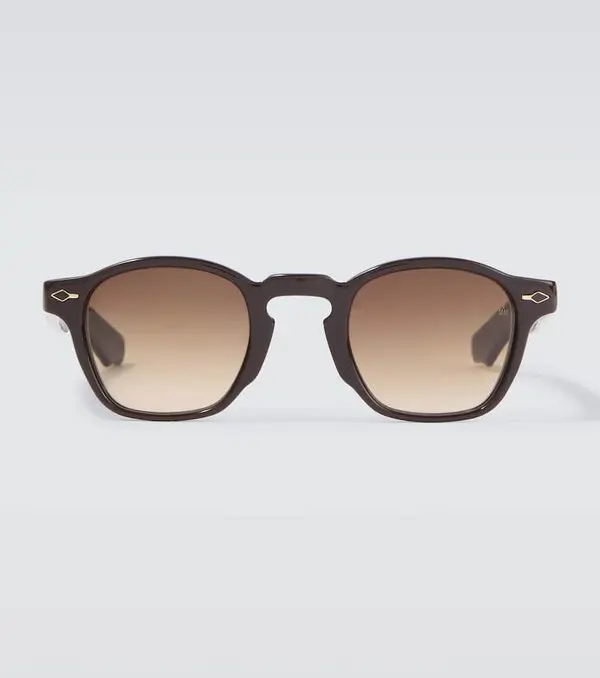 JACQUES MARIE MAGE Zephirin 47 Square Sunglasses - Brown