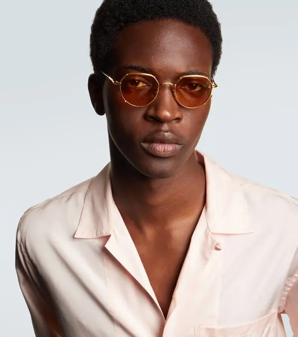JACQUES MARIE MAGE Hartana Round Frame Sunglasses