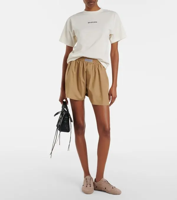 Balenciaga City Suede Sneakers - Beige