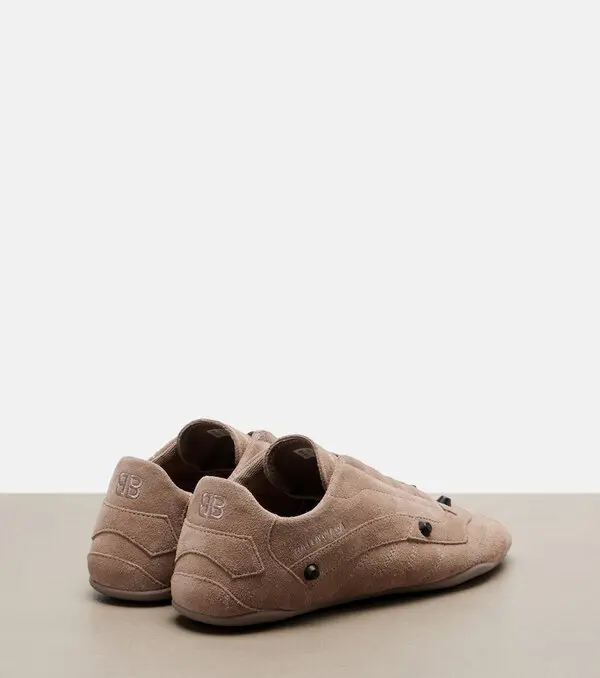 Balenciaga City Suede Sneakers - Beige