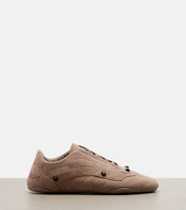 Balenciaga City Suede Sneakers - Beige