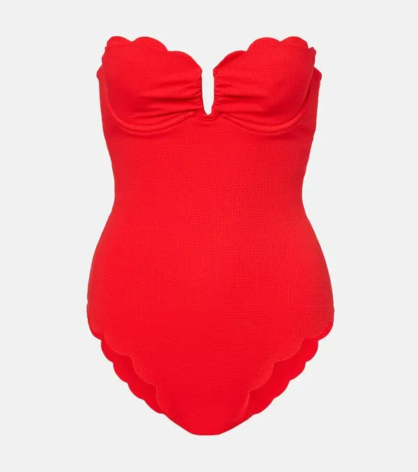 Marysia Lisbon Maillot Swimsuit - Red