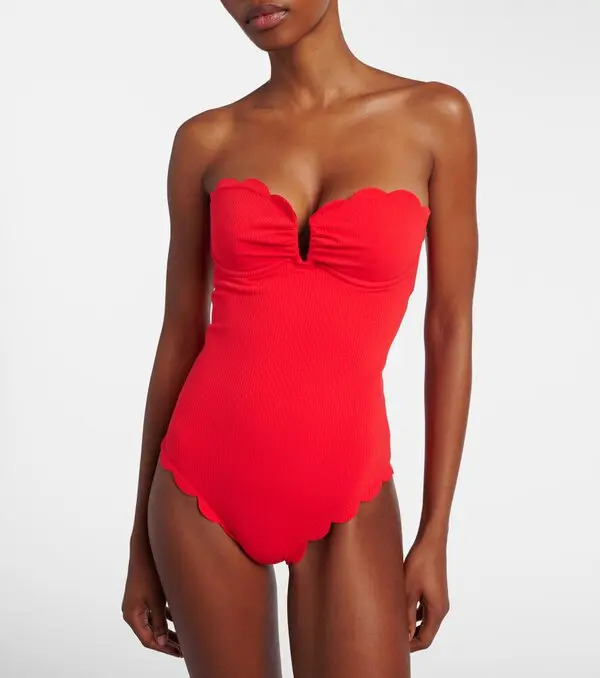 Marysia Lisbon Maillot Swimsuit - Red