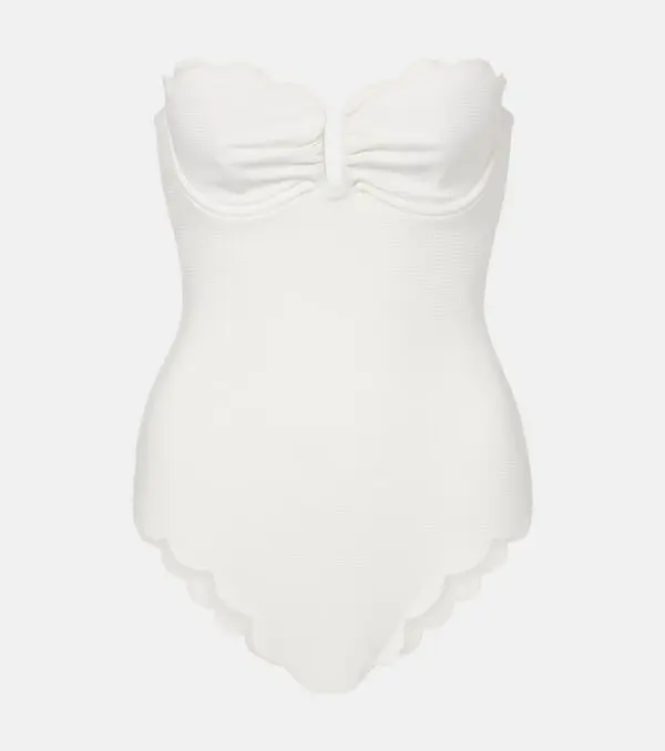 Marysia Lisbon Maillot Swimsuit - White