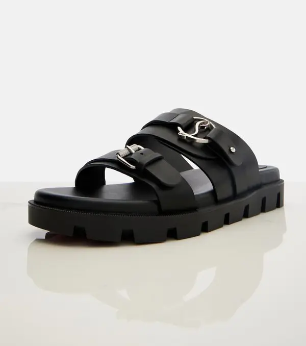 CHRISTIAN LOUBOUTIN Her In Roma Leather Sandals