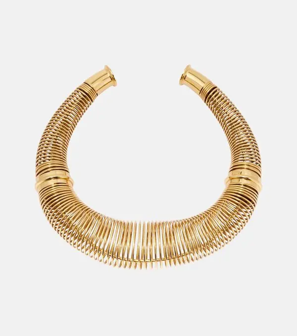 Alaïa Logo Choker - Gold