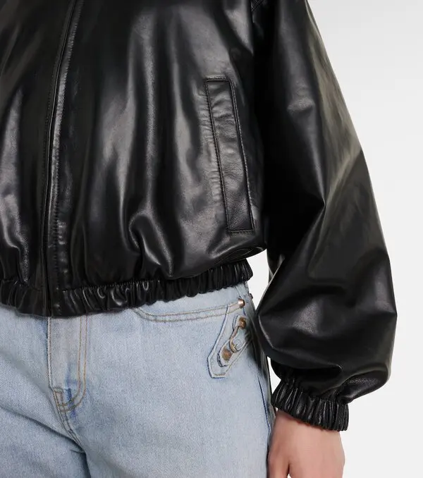 Balenciaga Reversible Leather Jacket - Black