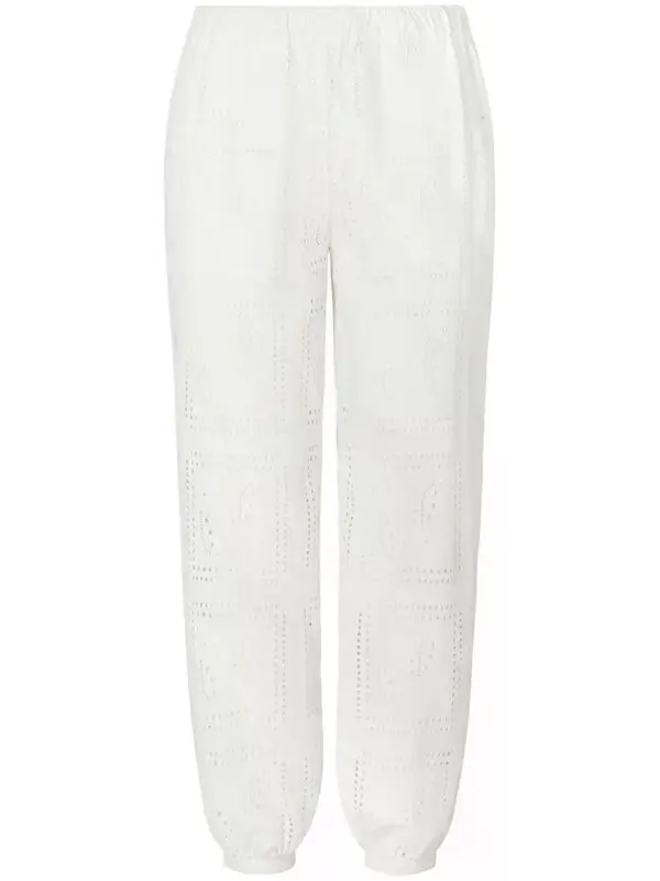 Tory Burch Eyelet Trousers