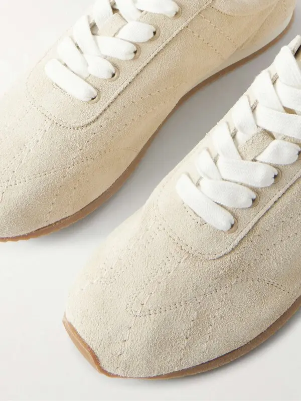 TOTEME Flex Suede Sneakers