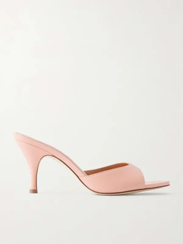 AeydĒ Samia Leather Mules - Pink