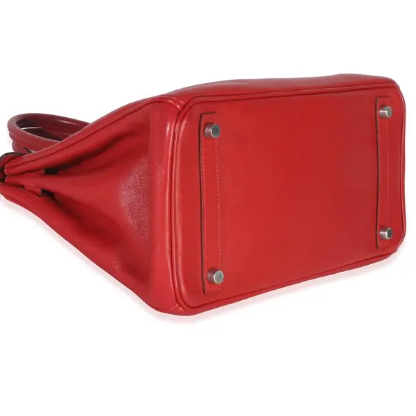 Hermès Rouge Casaque Swift Birkin 30 Phw